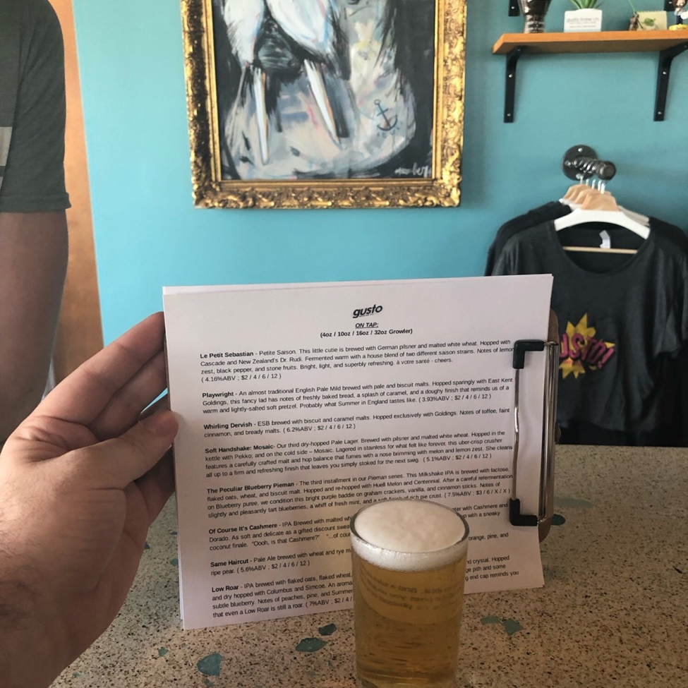 The Ends Of The Earth, A Day At Gusto Brewing – Jersey Beer Guys…and a Girl